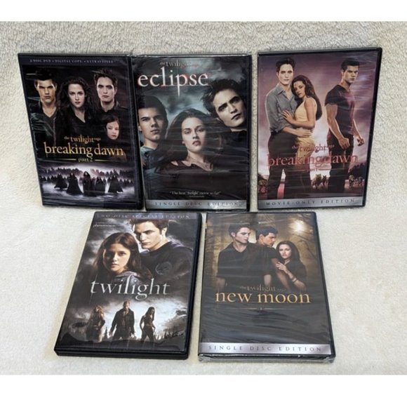 Media | The Twilight Saga Complete 5movie Collection Dvd Widescreen ...